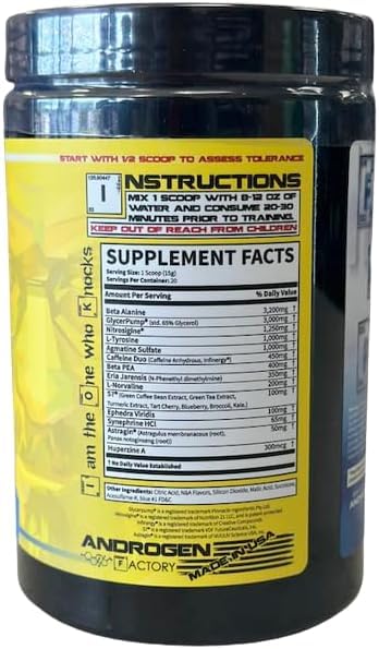 VitaBoost Androgen Factory Heisenberg para fuerza y músculo magro – VitaMex