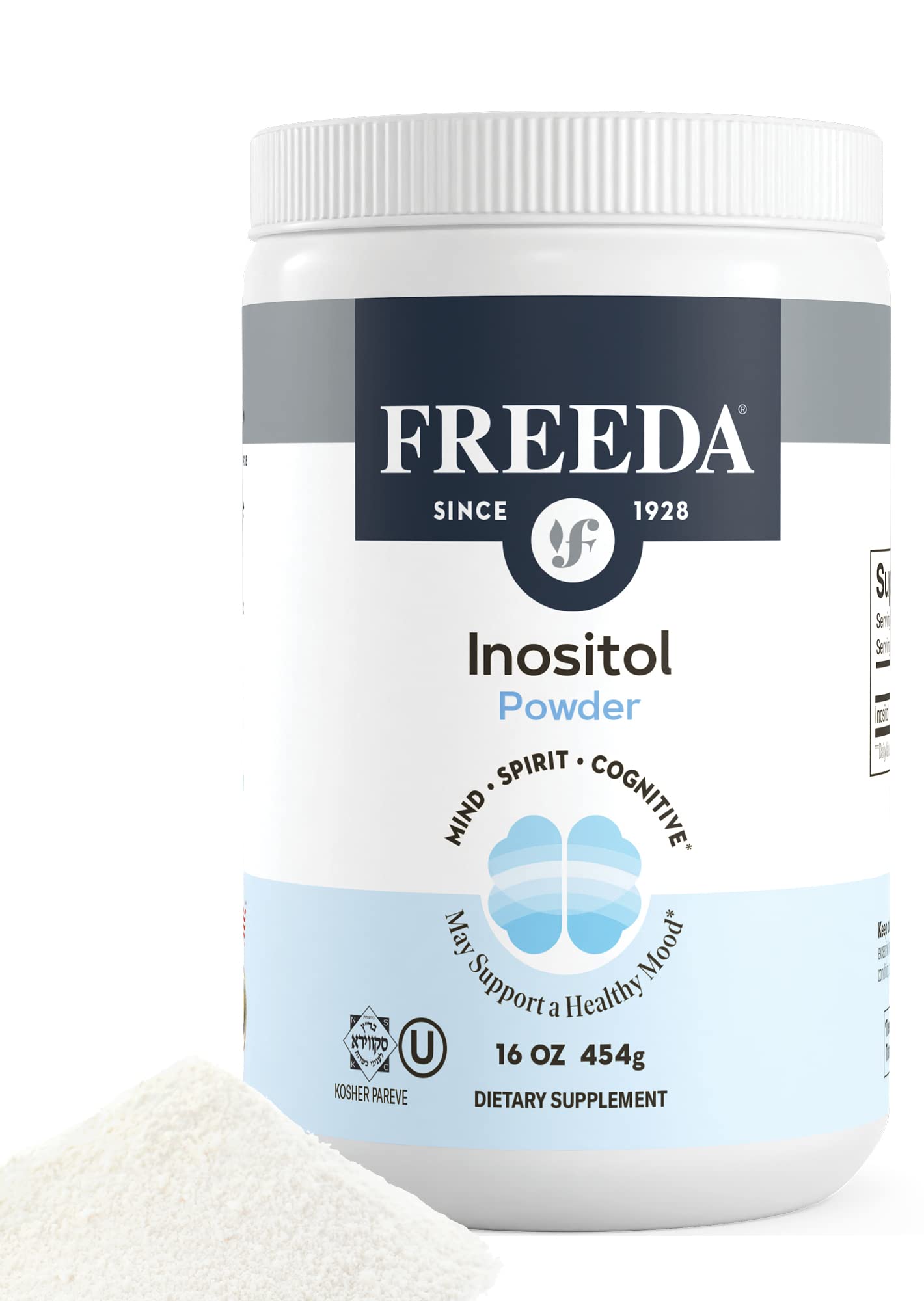 FREEDA Polvo puro de Myo-Inositol 900 mg para equilibrio hormonal y ...