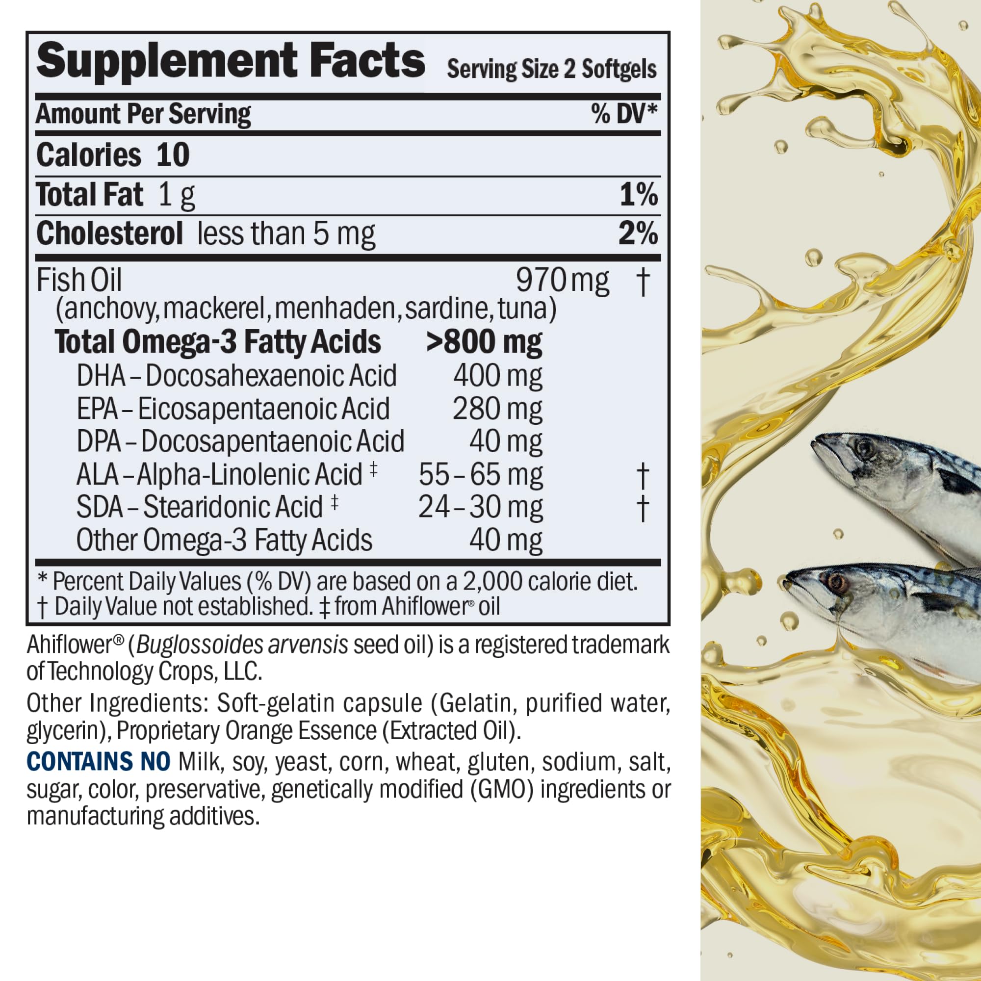 ANDREW LESSMAN Essential Omega-3 Orange cápsulas 360