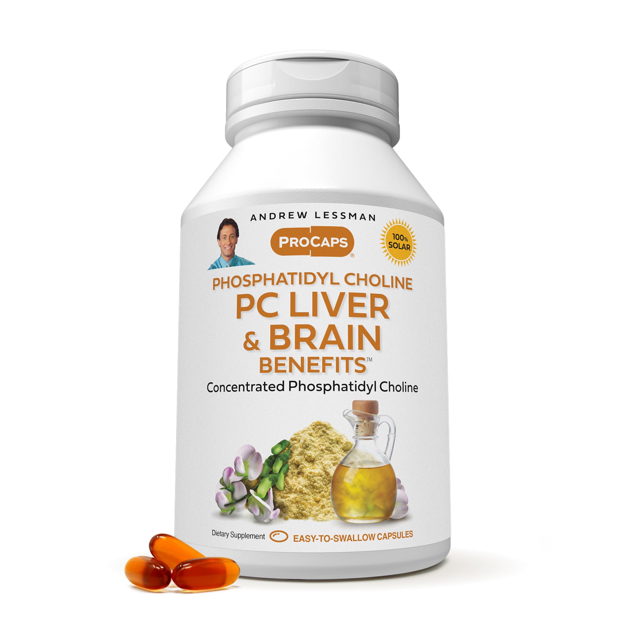 ANDREW LESSMAN PC Fosfatidilcolina 60 cápsulas blandas