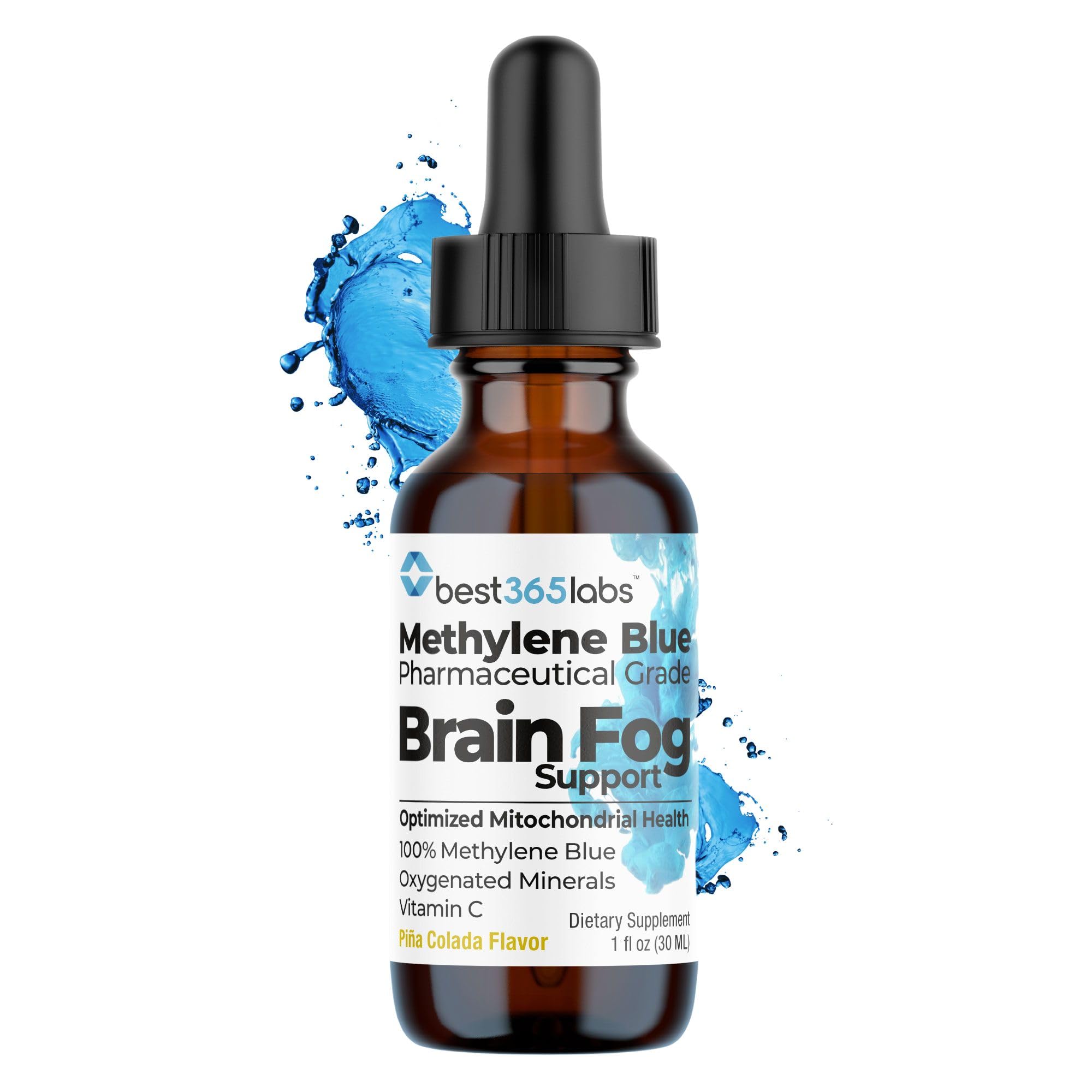 Methylene Blue grado farmacéutico, con vitamina C - suplemento líquido