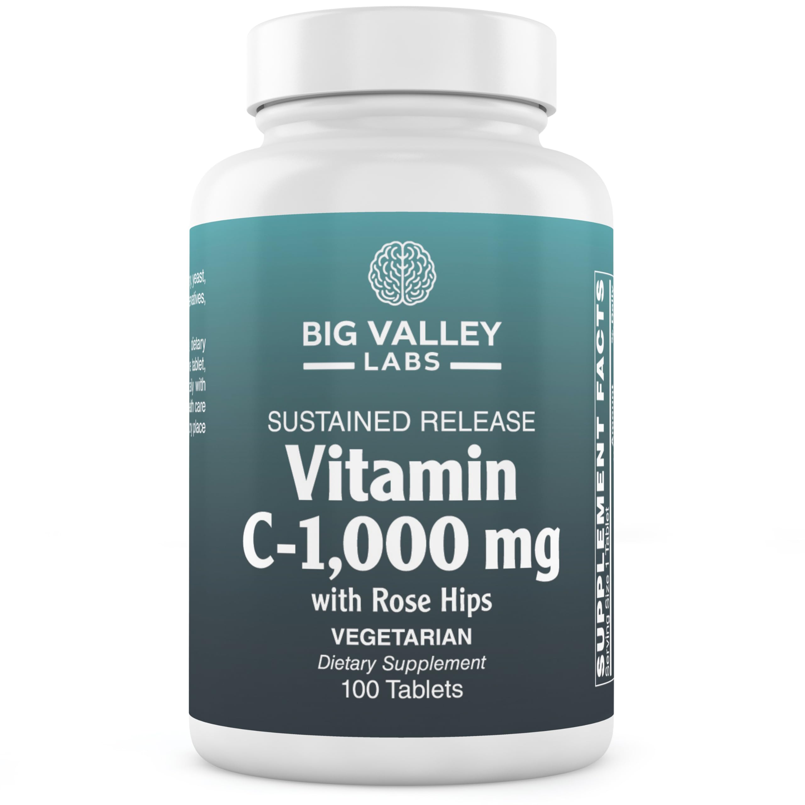 Big Valley Labs Vitamina C 1000 mg – bioflavonoides y rosa mosqueta