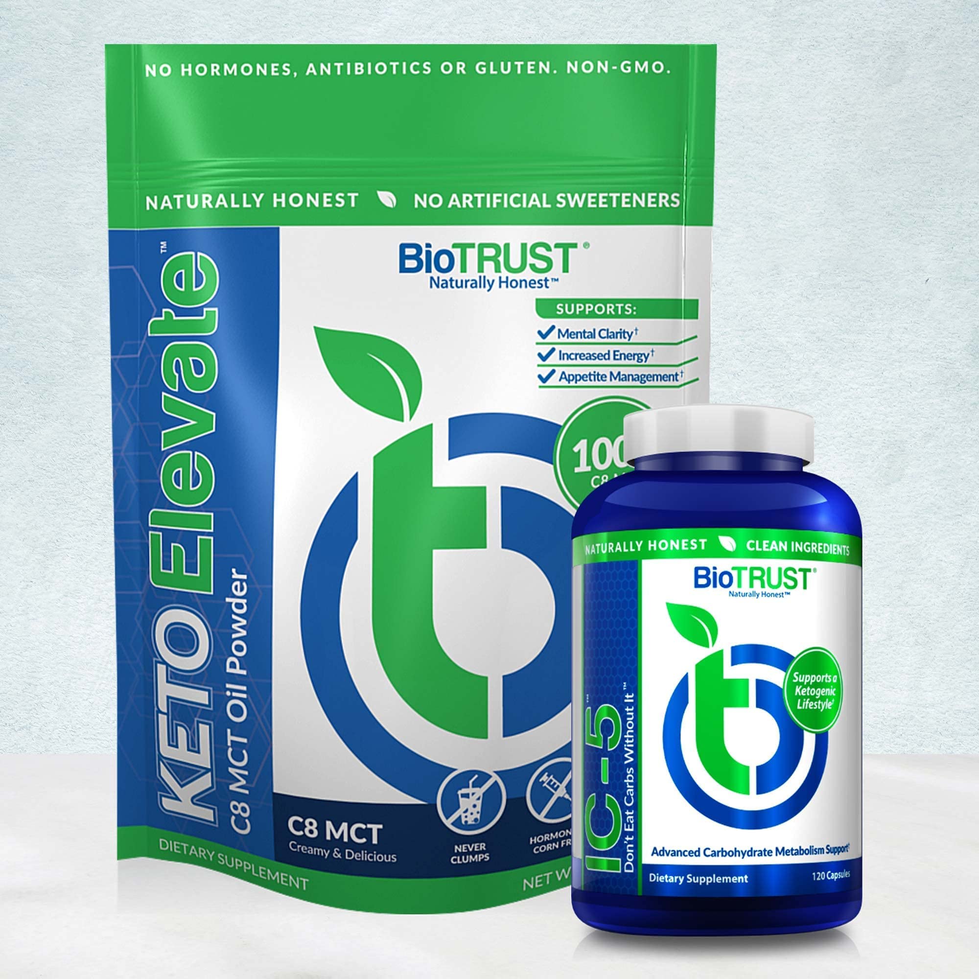 BioTrust Keto Elevate IC-5 Paquete Inicio 2-piezas