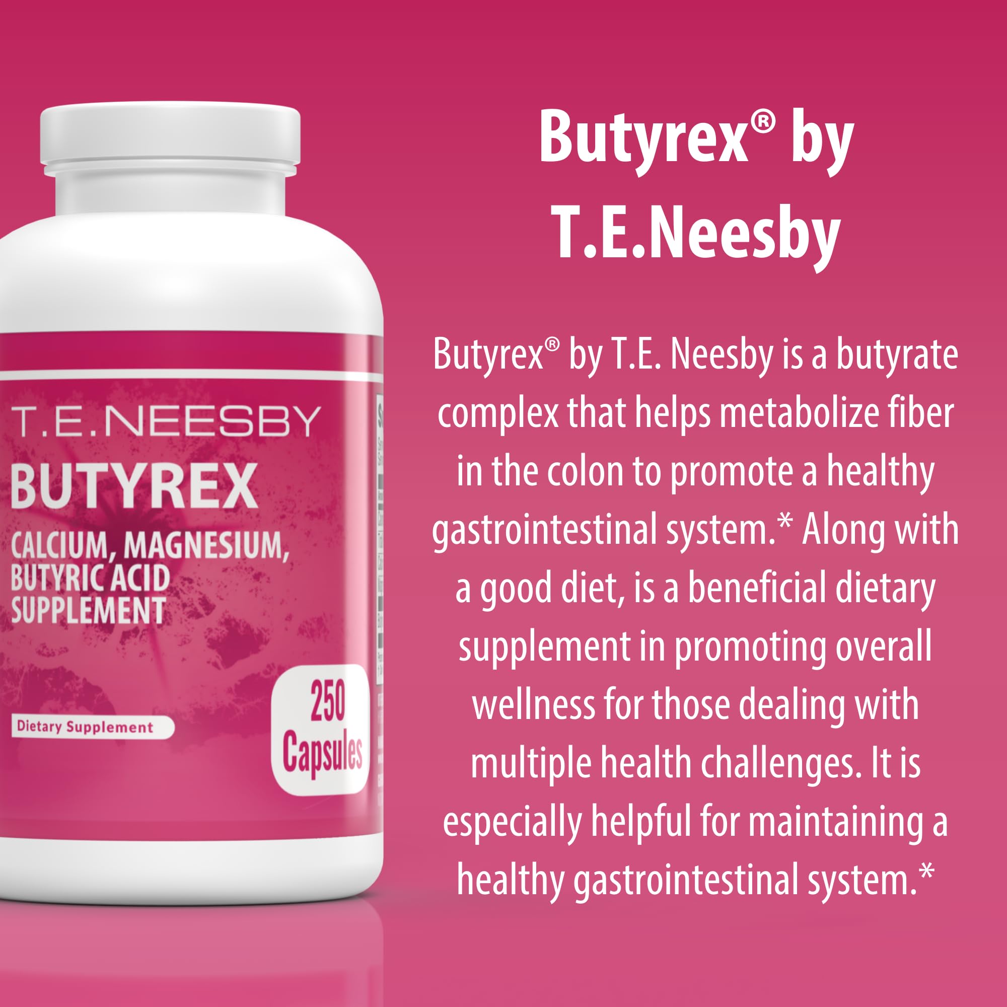 Butyrex de Jigsaw Health | Suplemento dietético de butirato 250 cápsulas