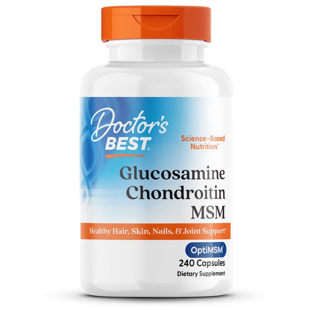 Doctor's BEST Glucosamina Condroitina MSM OptiMSM cápsulas 240