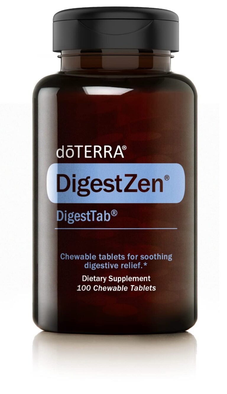 doTERRA DigestZen DigestTab | 100 tabletas masticables digestivas