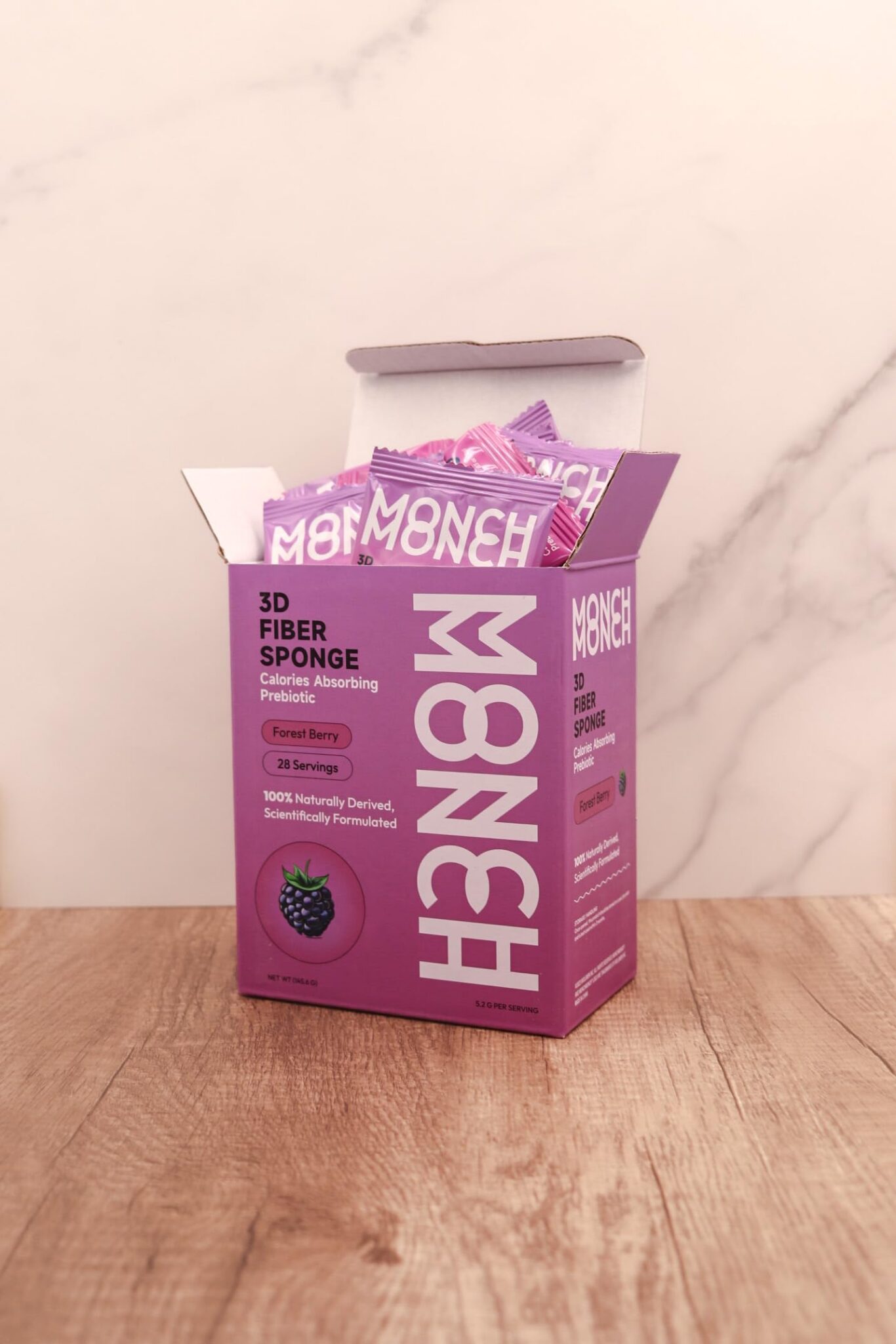 Monch Monch Esponja de Fibra Absorbente de Calorías para Salud Metabólica