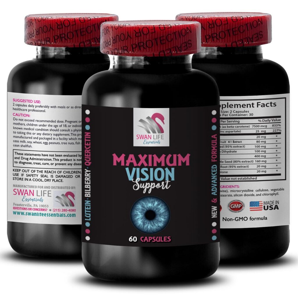 Eye Vision Supplement cápsulas 60 sin gluten y luteína