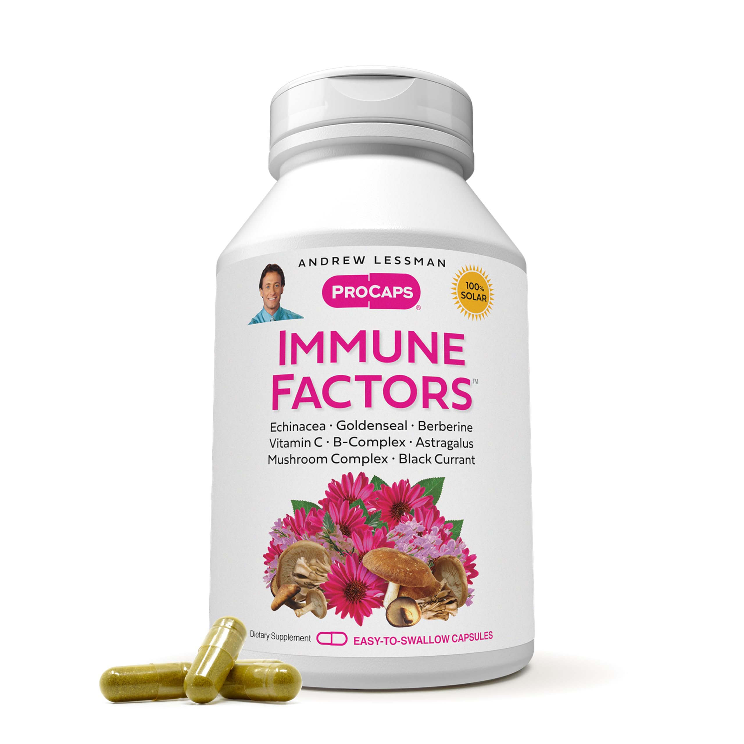 Andrew Lessman Immune Factors 180 cápsulas mezcla botánica natural