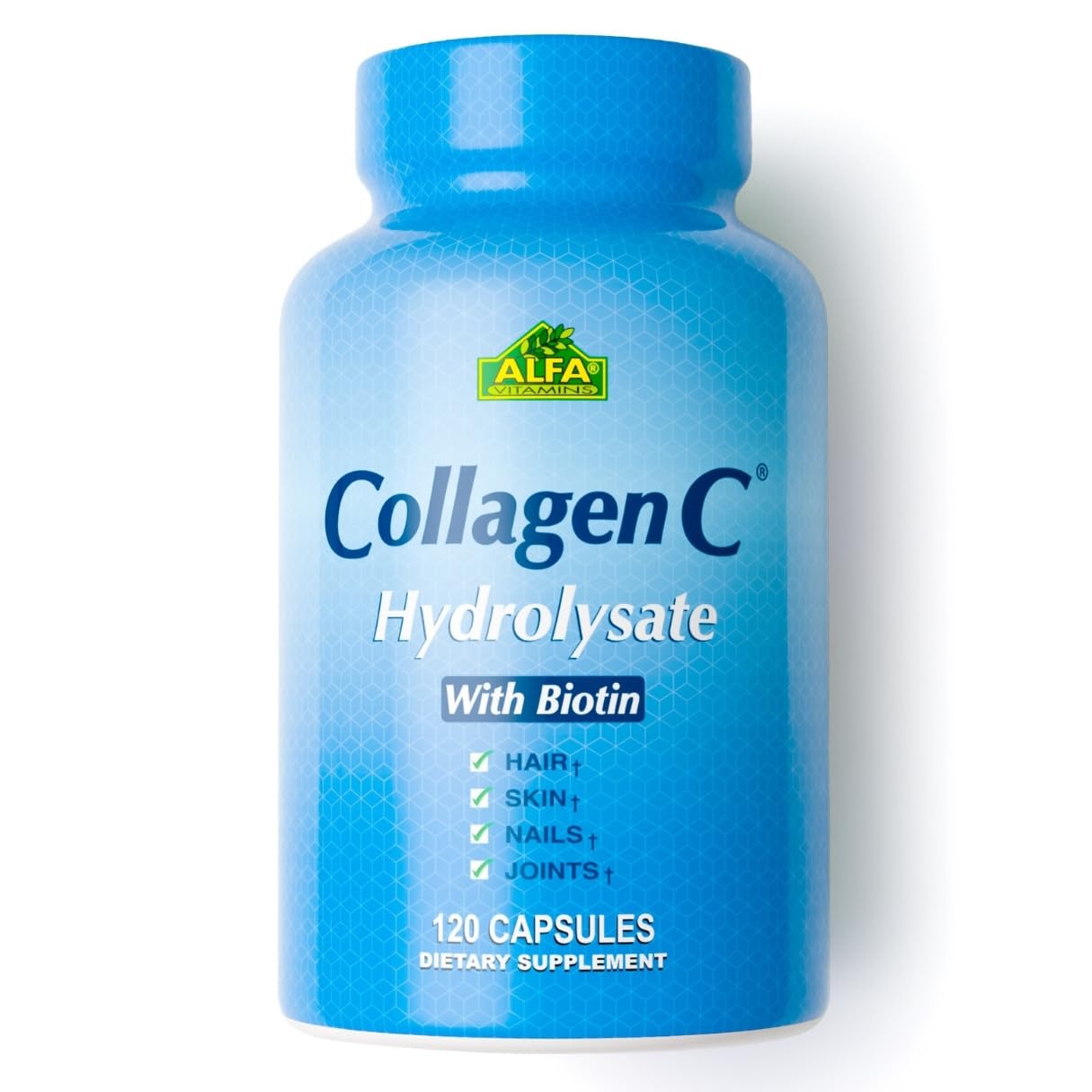 Colágeno hidrolizado premium Alfa Vitamins 120 cápsulas
