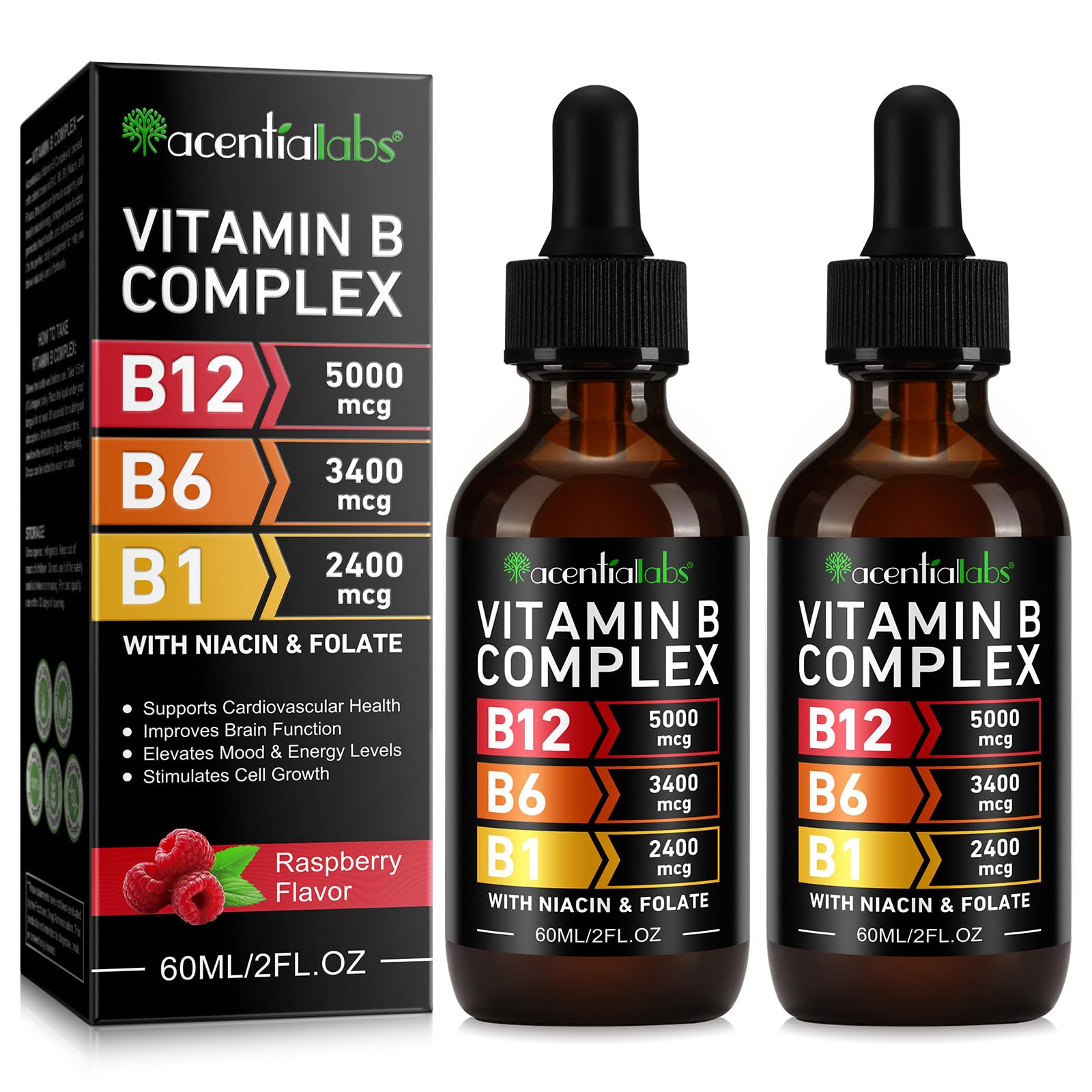 Frovetani orgánico Vitamin B Complex líquido 60 gotas