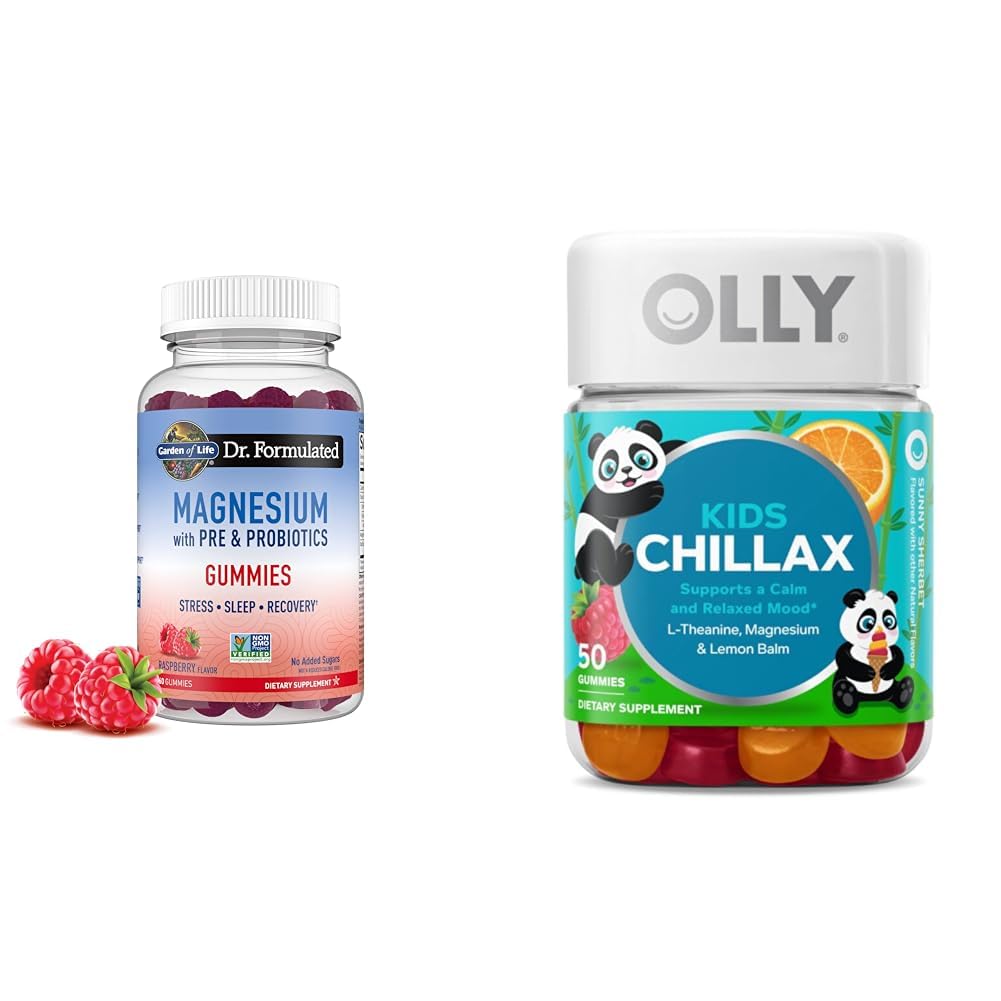 Garden of Life gomitas magnesio + OLLY niños 60 y 50
