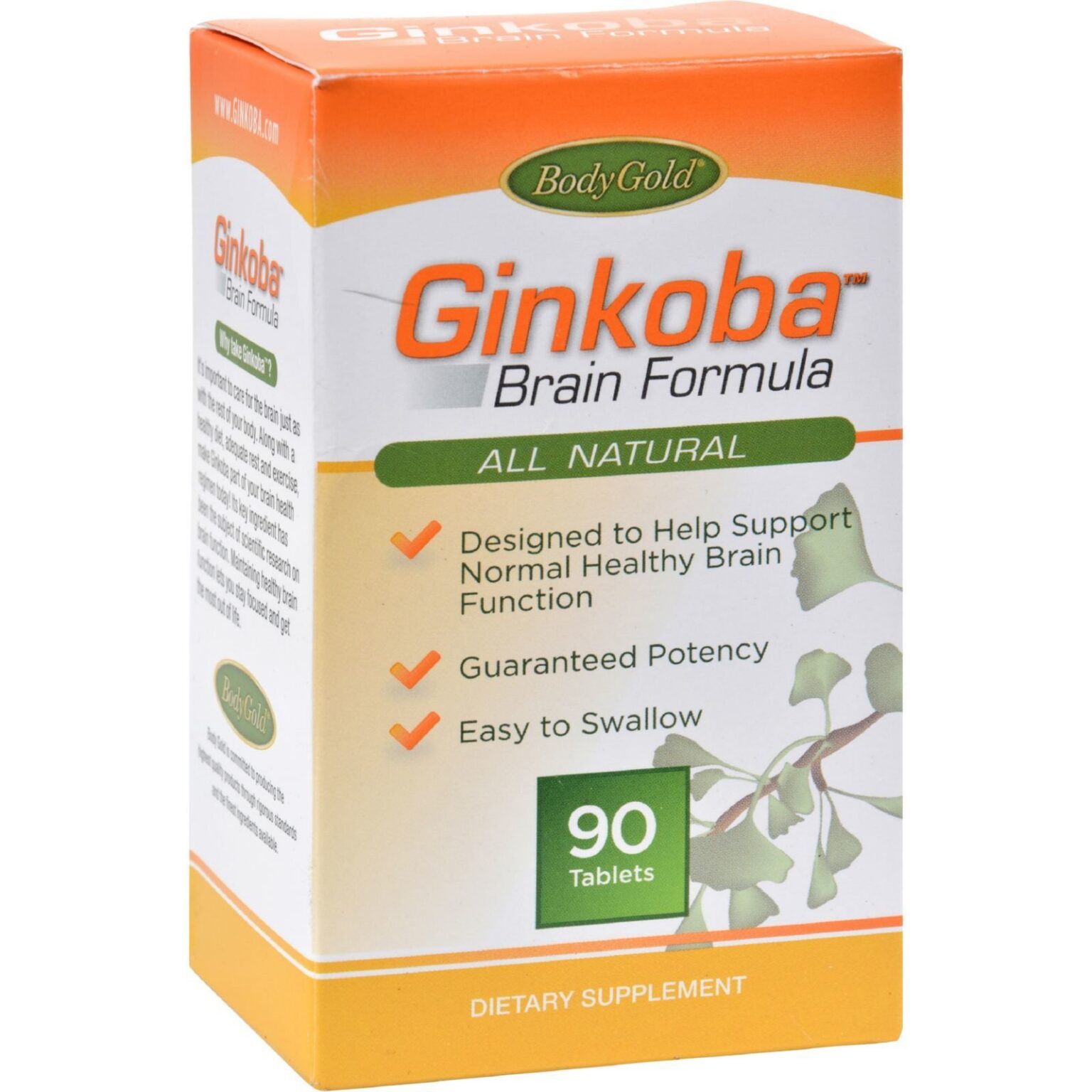 Ginkoba Tabs 90 | Suplemento Natural | Pharmaton México
