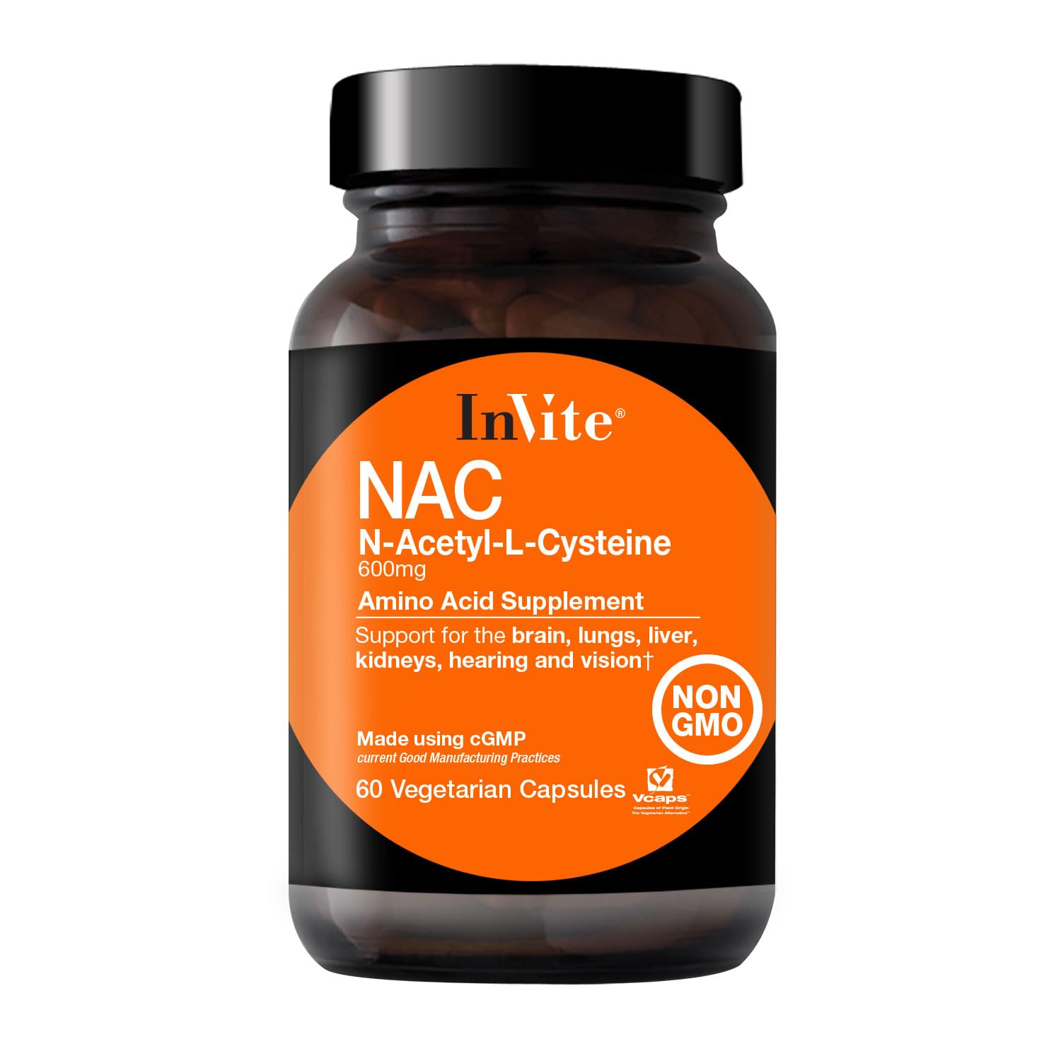 Invite Health NAC N-Acetil-Cisteína 60 cápsulas vegetarianas