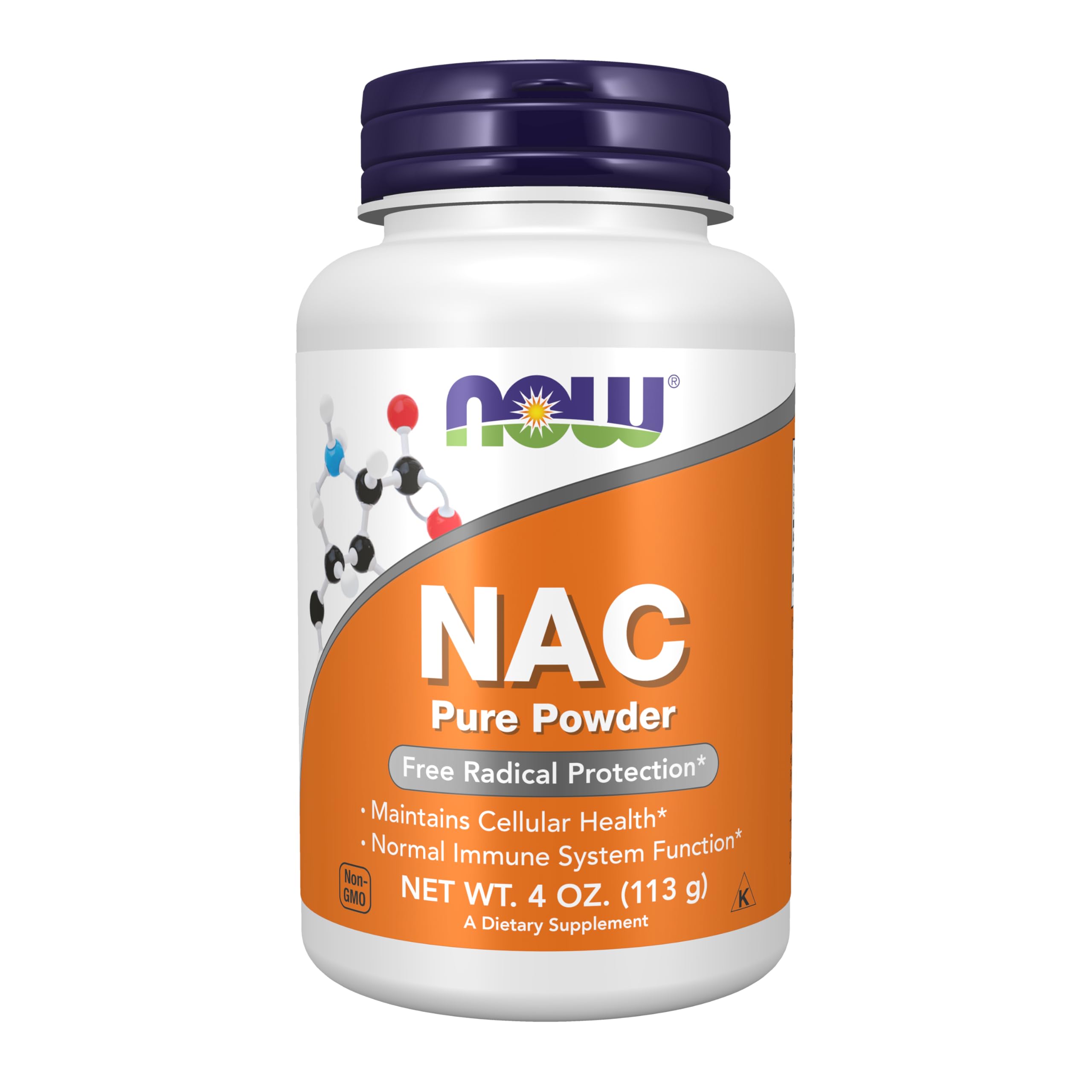 NAC 600 mg polvo NOW Supplements 4 oz
