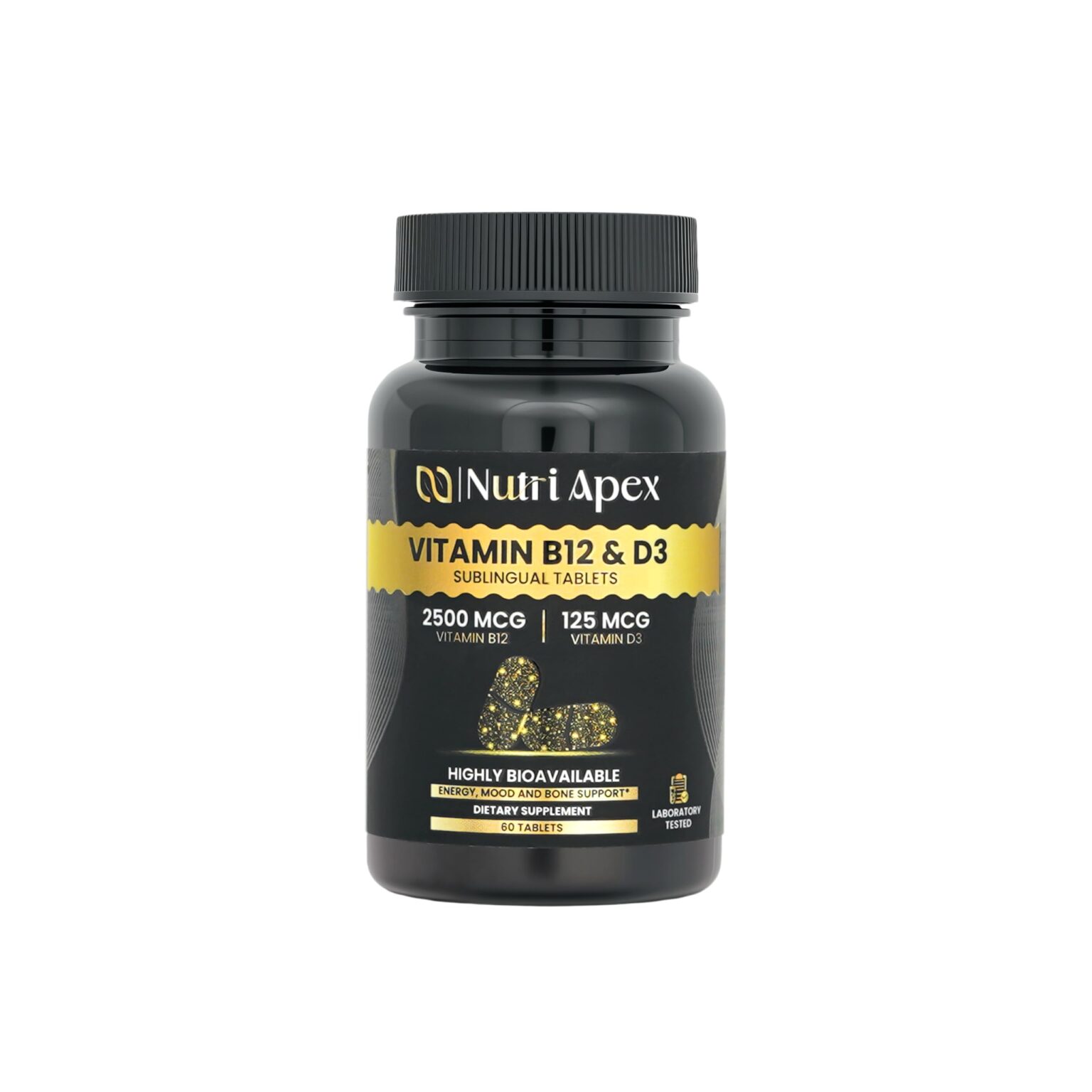 Nutri Apex B12 2500 mcg y D3 125 mcg Sublingual