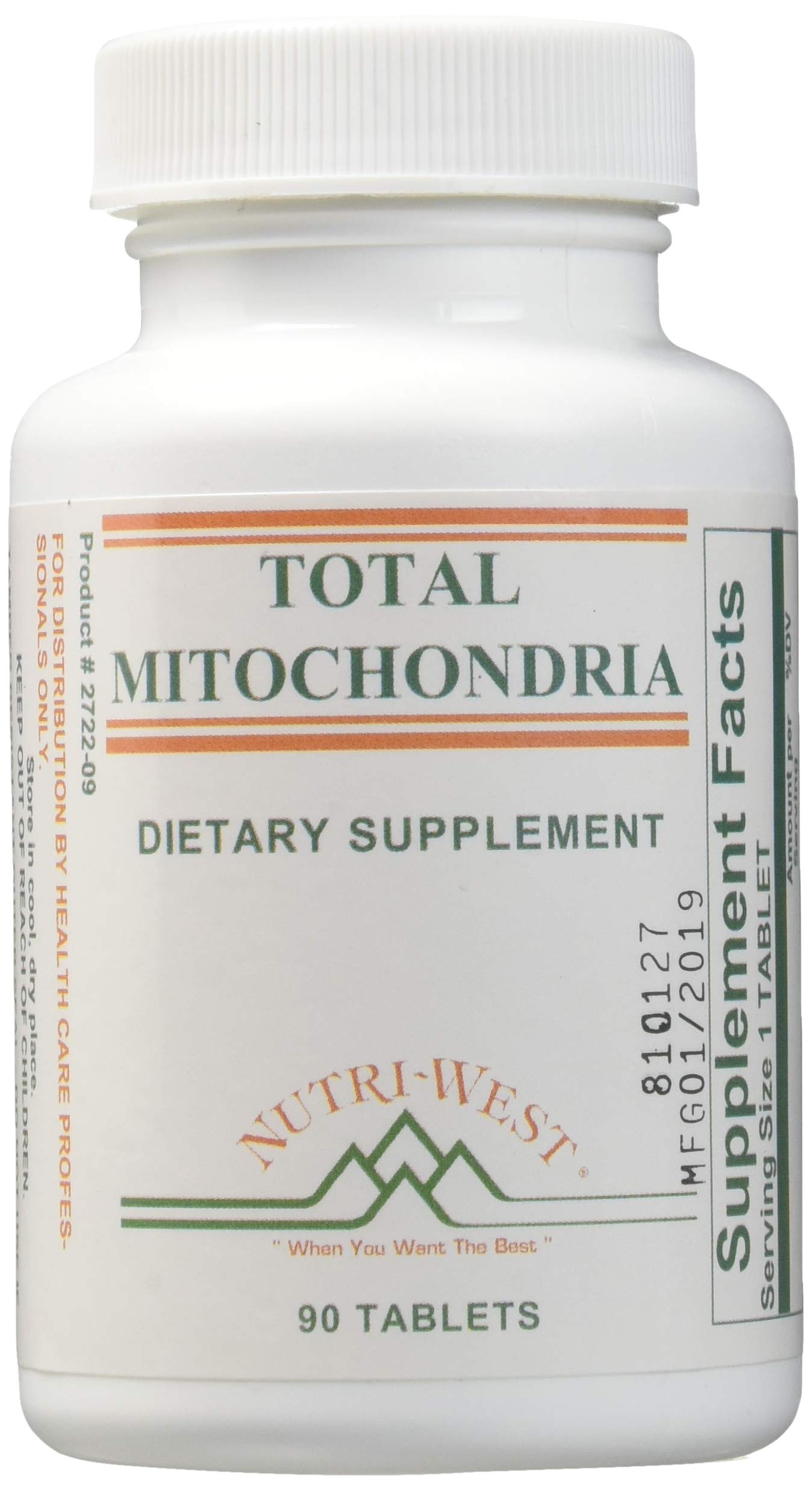 Nutri-West Total Mitochondria | 90 tabletas para salud mitocondrial