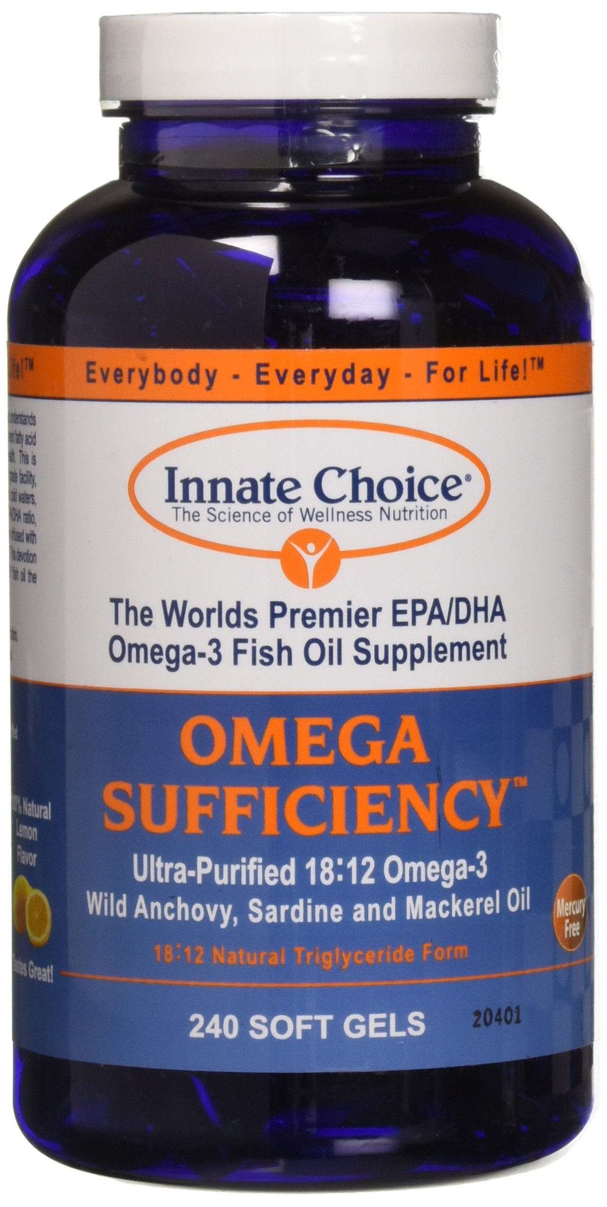 Omega Sufficiency Limón 240 cápsulas Innate Choice