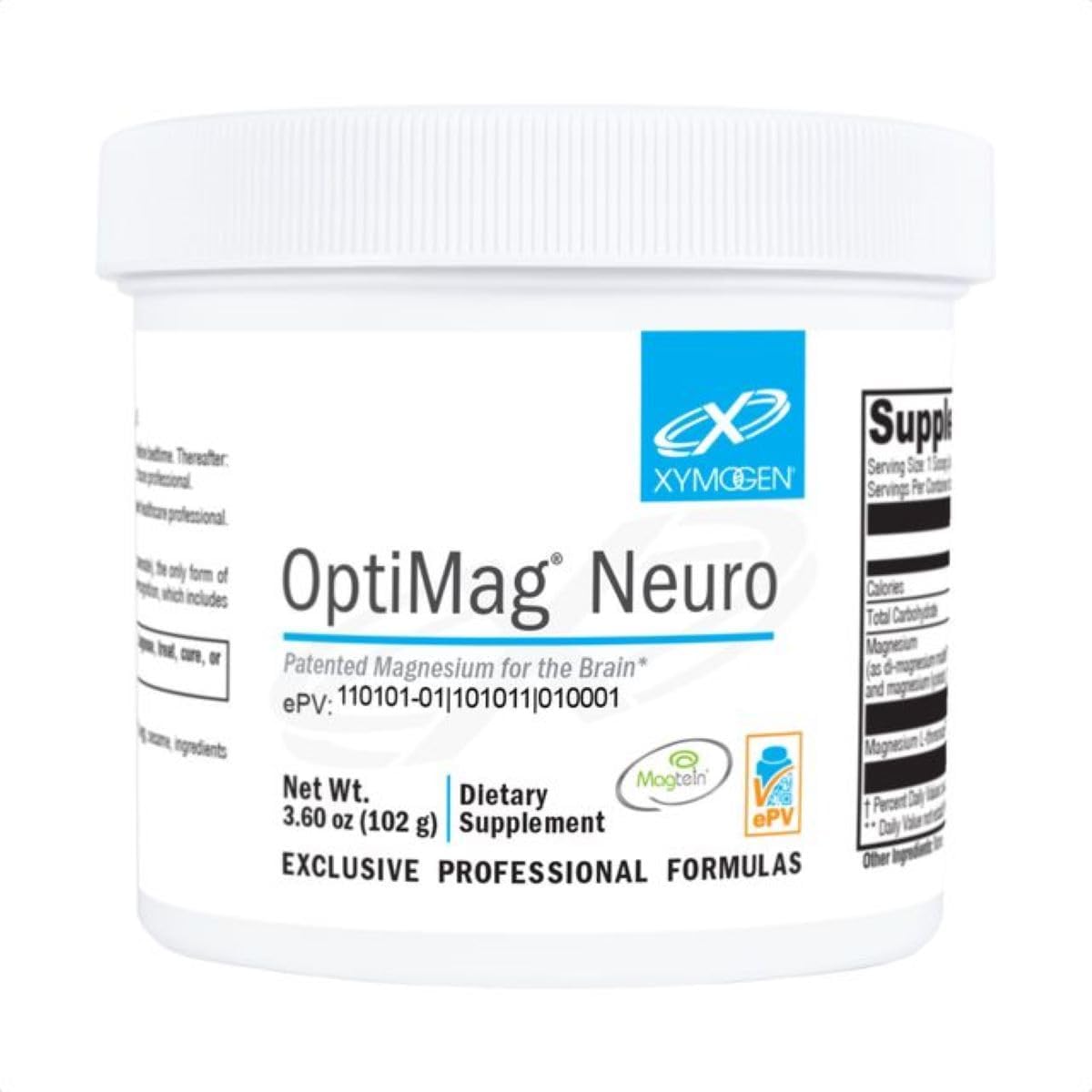 OptiMag Neuro polvo magnesio treonato 3.6 oz XYMOGEN