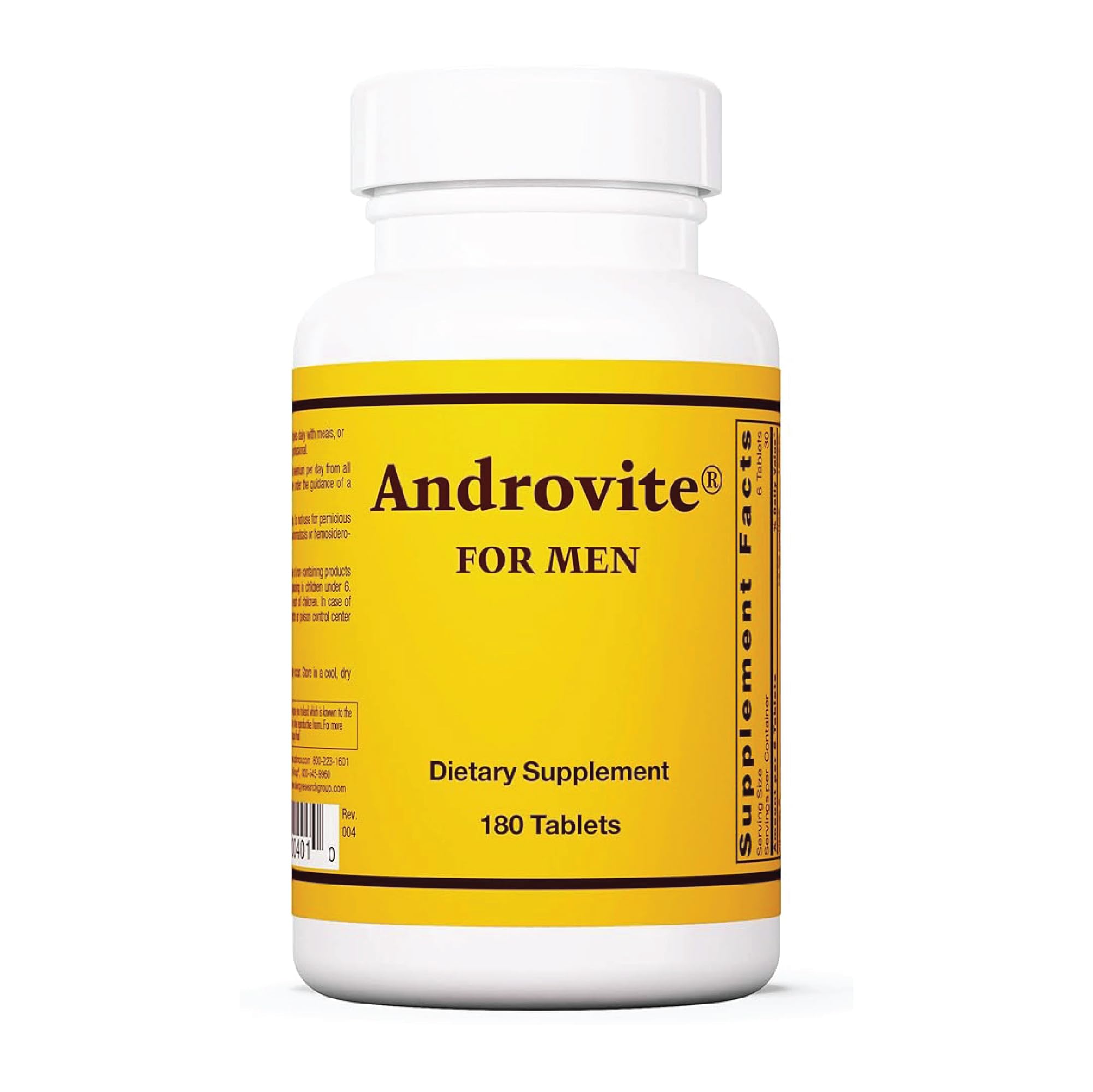 Optimox Androvite Hombres Magnesio 500 mg 180 tabletas