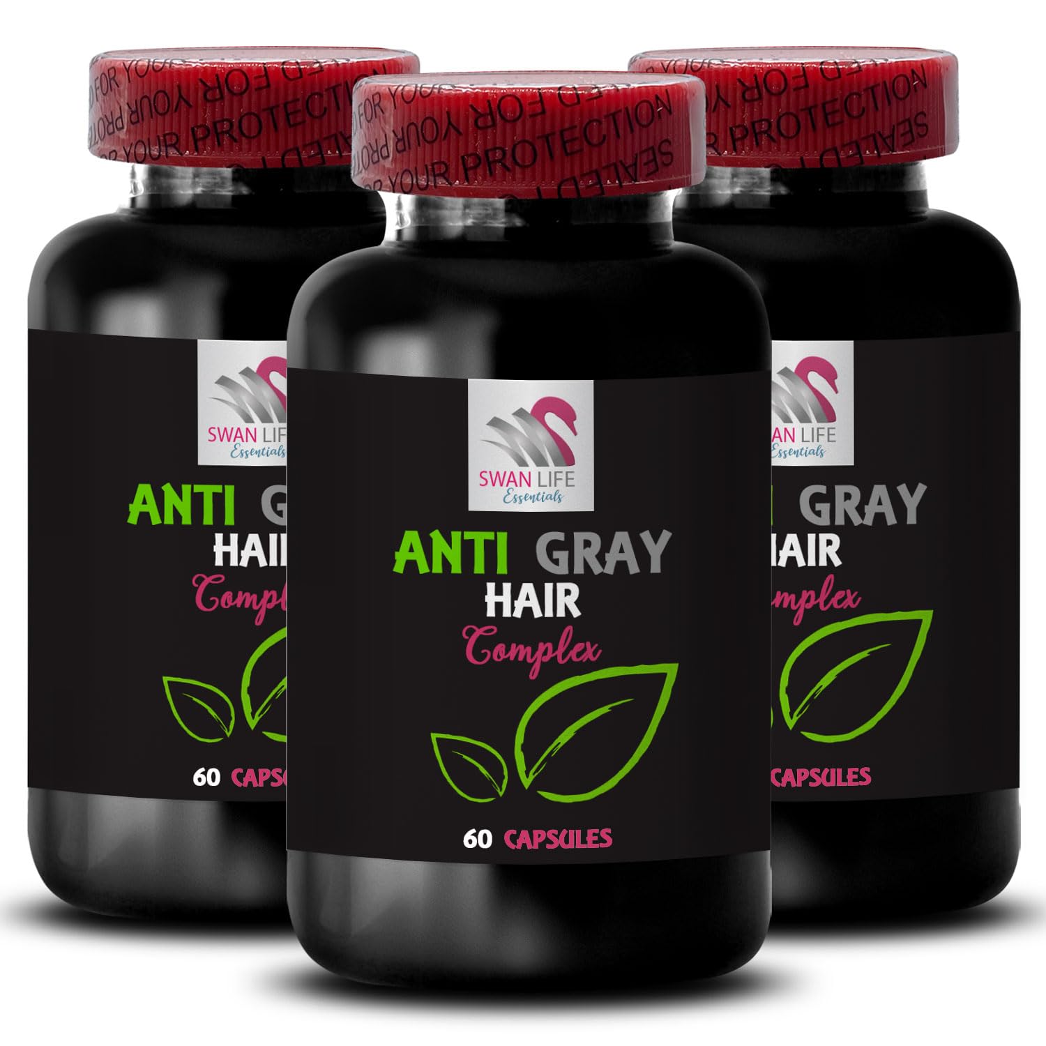 Cápsulas Anti Canas Complejo Avanzado 3 botellas 180 cápsulas