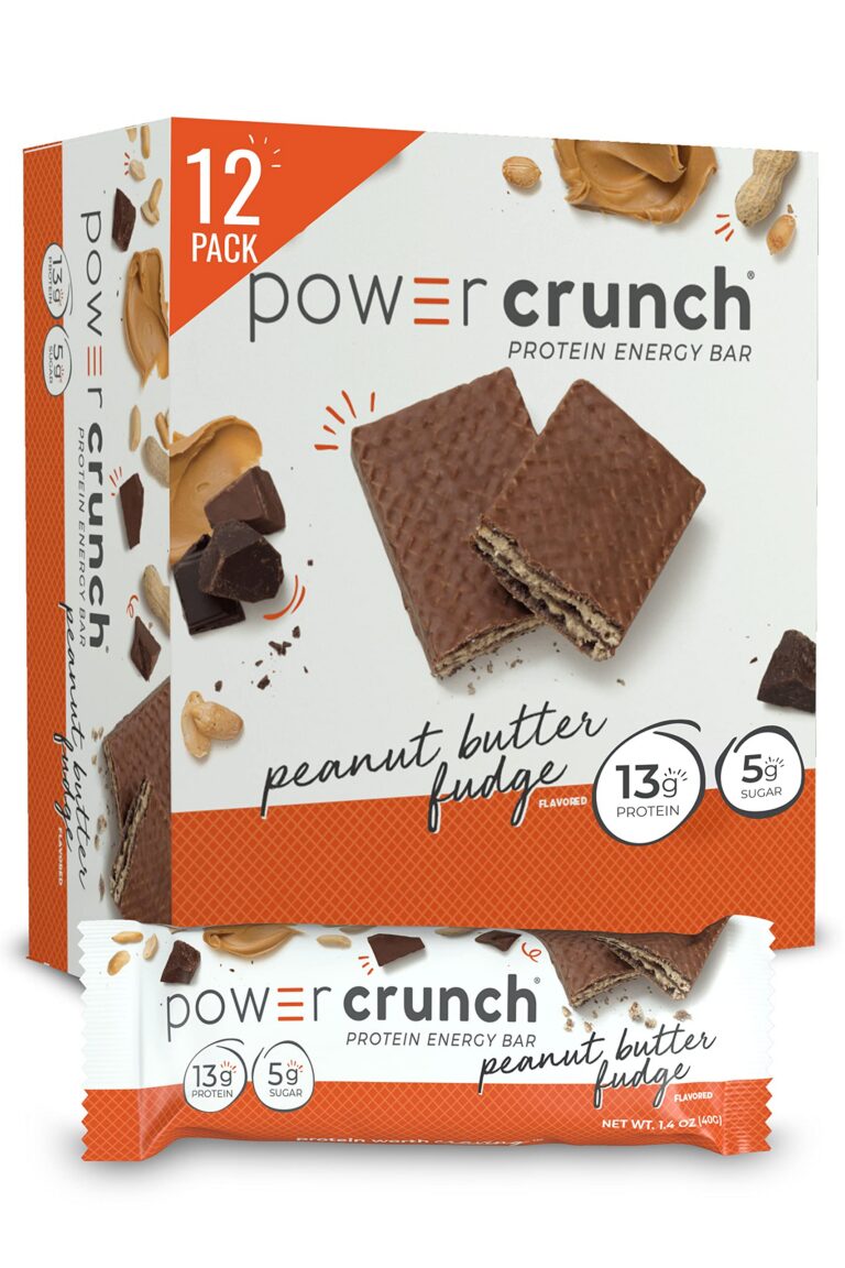 Power Crunch Barra Proteína Mantequilla de Maní | 12 barras crujientes