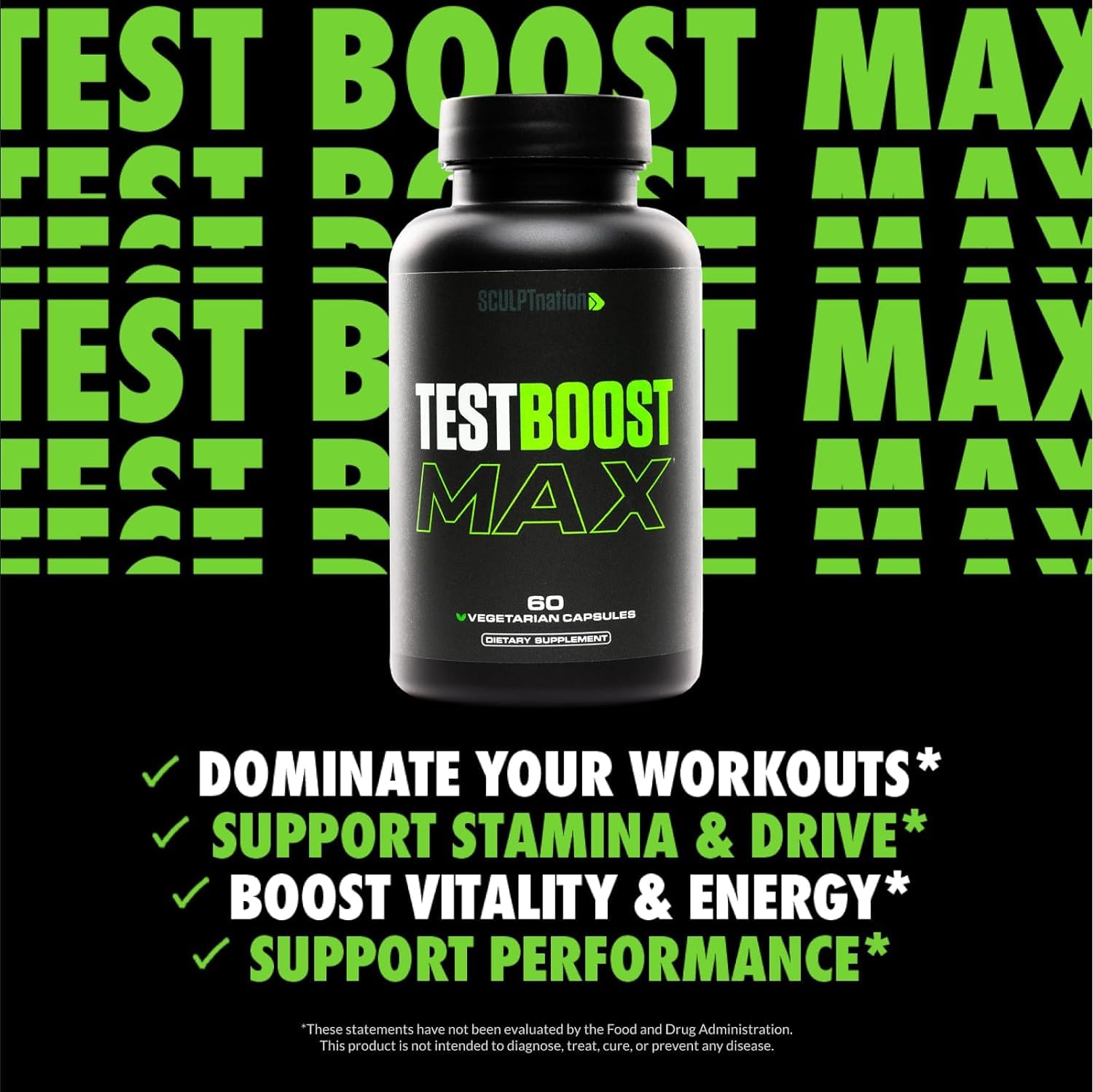 Test Boost Max Tribulus Terrestris Suplemento Hombres