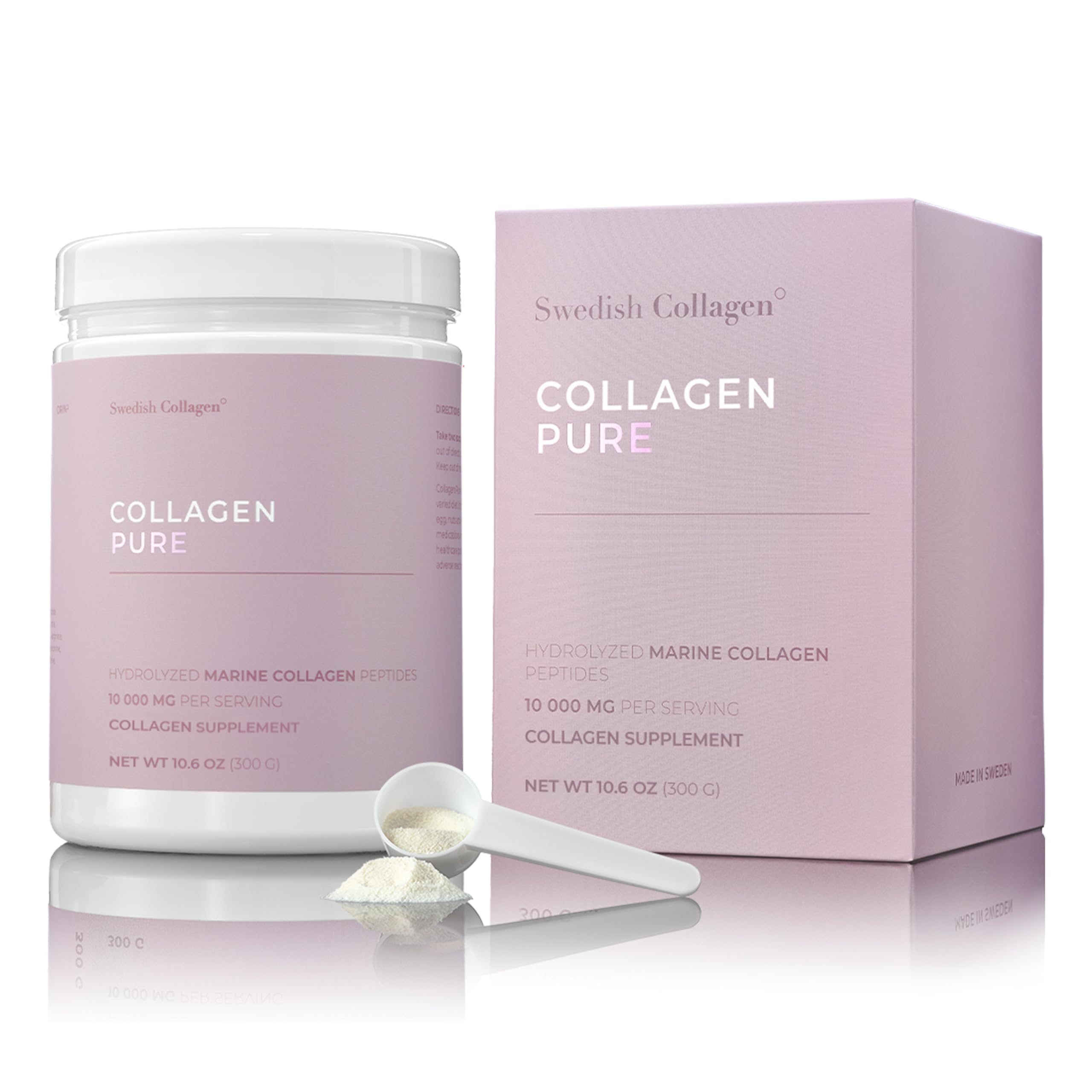 colágeno marino hidrolizado 10000 mg polvo 300 g envase