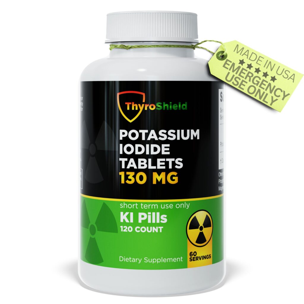 yoduro de potassium? 130 mg 120 tabletas ThyroShield